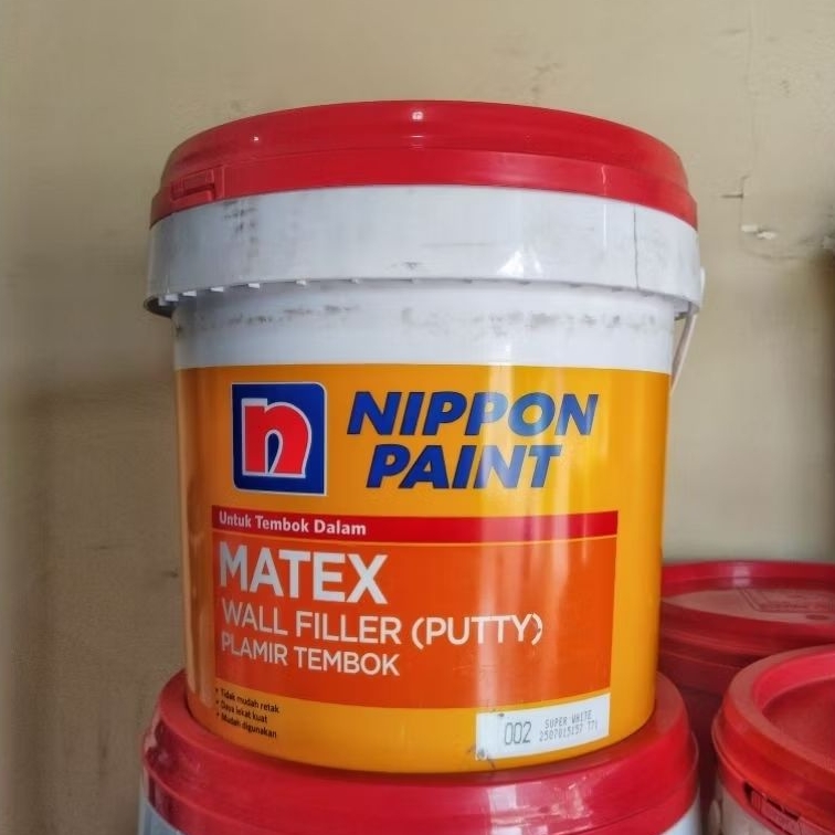 Jual NIPPON MATEX PLAMUR Wall Filer Putty Plamir Tembok Untuk Retak ...
