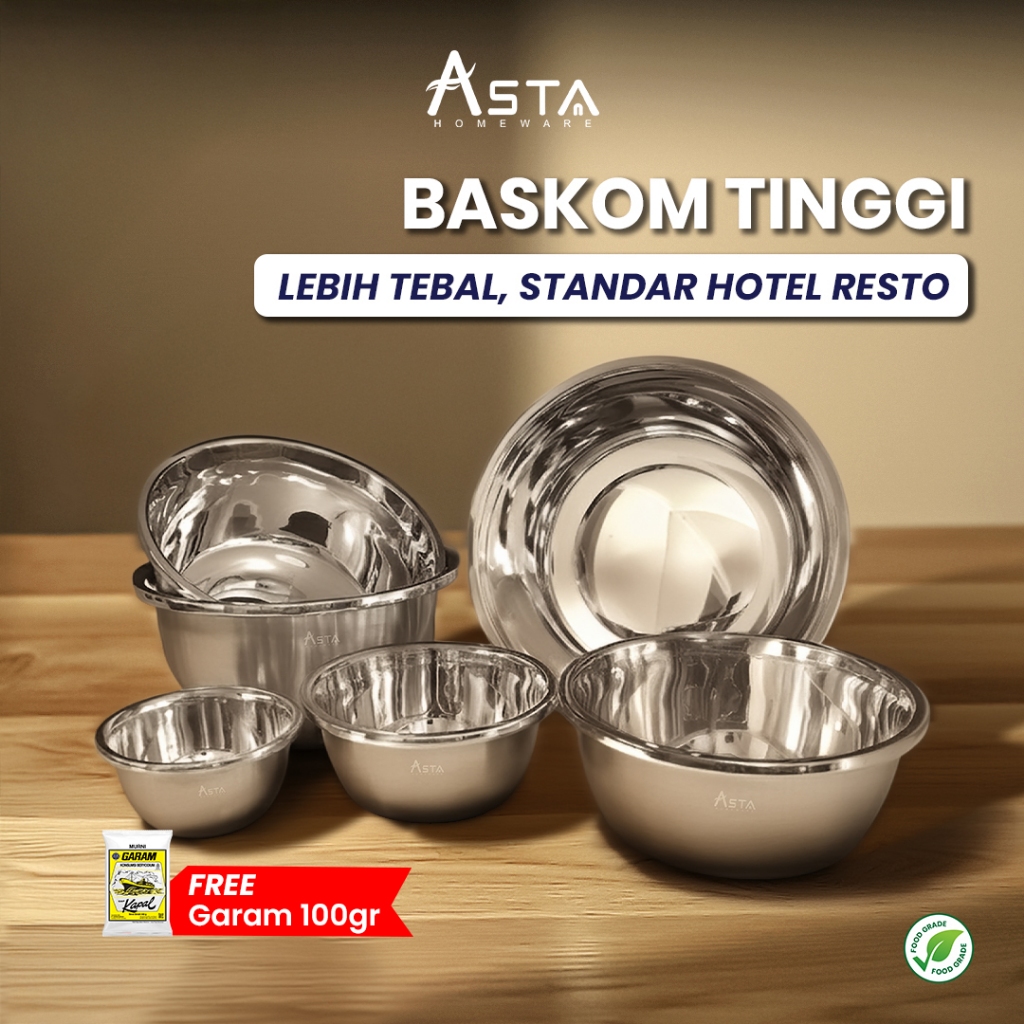 Jual Baskom Stainless Steel - Bowl Serbaguna Tahan Karat - Standar ...