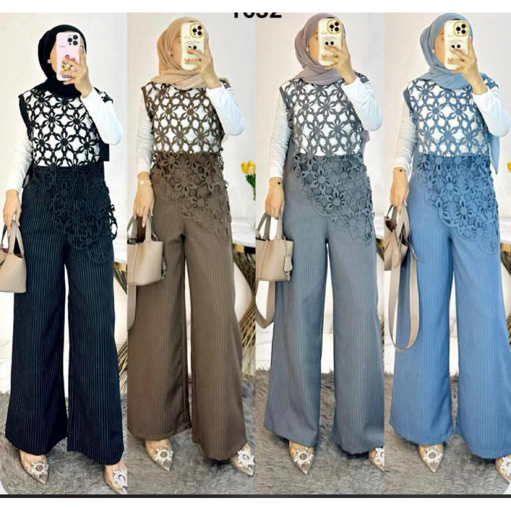 Jual ANNICA SET3in1 / SETCEL 3in1 / ONE SET 3in1 VEST KOREA / SETELAN ...