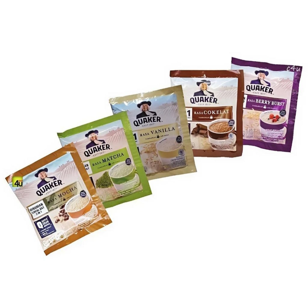 Jual Quaker 3in1 Oatmeal Minuman Instan Sereal Vanilla/Coklat 10 Sachet ...