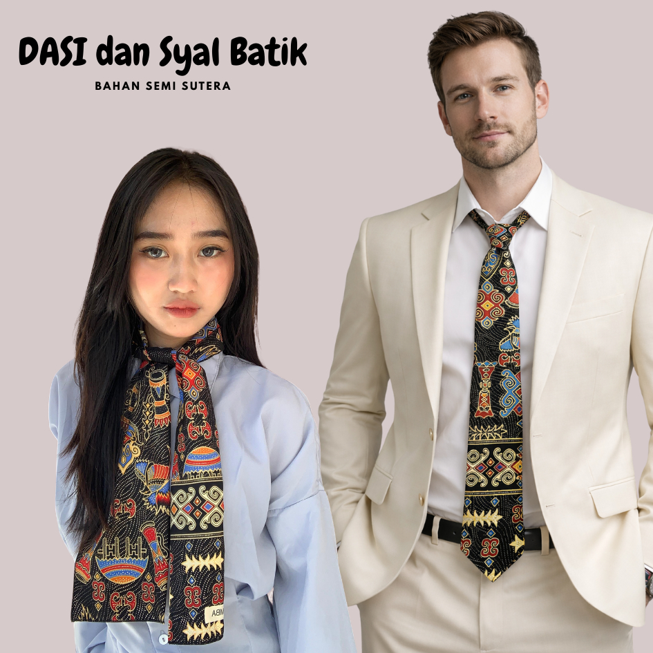 Jual TERLARIS GRIMBA - DASI PRIA MOTIF BATIK KANTOR IKAT MANUAL dan ...