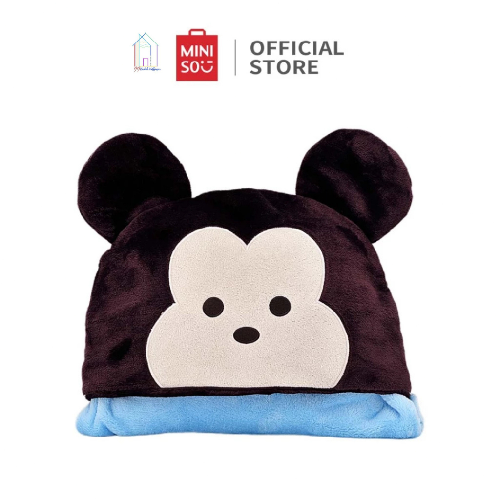 Jual ORIGINAL Miniso X Disney Hooded Blanket Selimut Lembut Penutup ...
