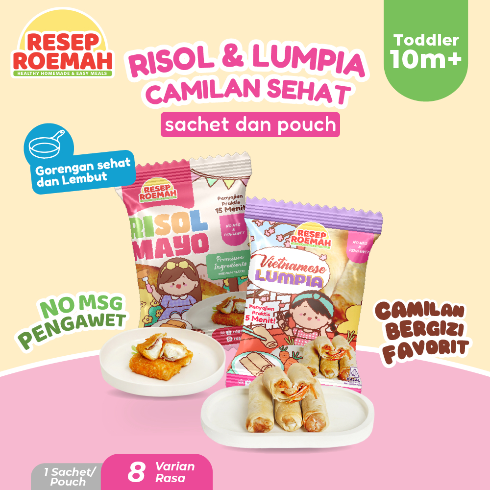 Jual Resep Roemah Risol dan Lumpia / Bekal Sekolah Anak / Cemilan Sehat ...