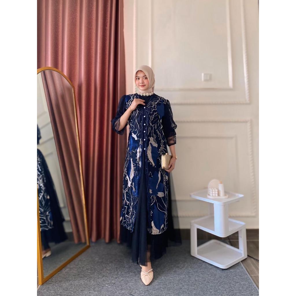 Jual QOME - Tunik Bruklat / Tunik Guzel JRNW / Tunik Lebaran Kondangan ...