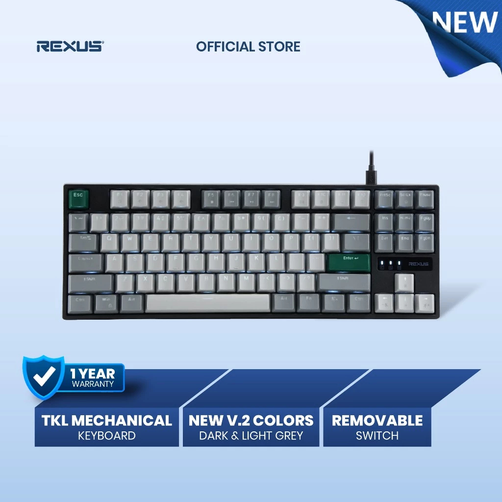 Jual Rexus Keyboard Gaming Heroic KX4 V2 / KX-4 V2 Full Size RGB Led ...