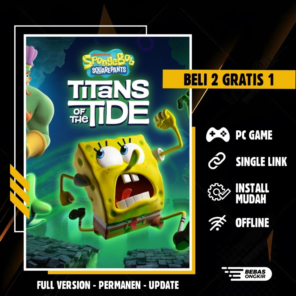 Jual SpongeBob SquarePants Titans of the Tide | Game PC - Laptop ...