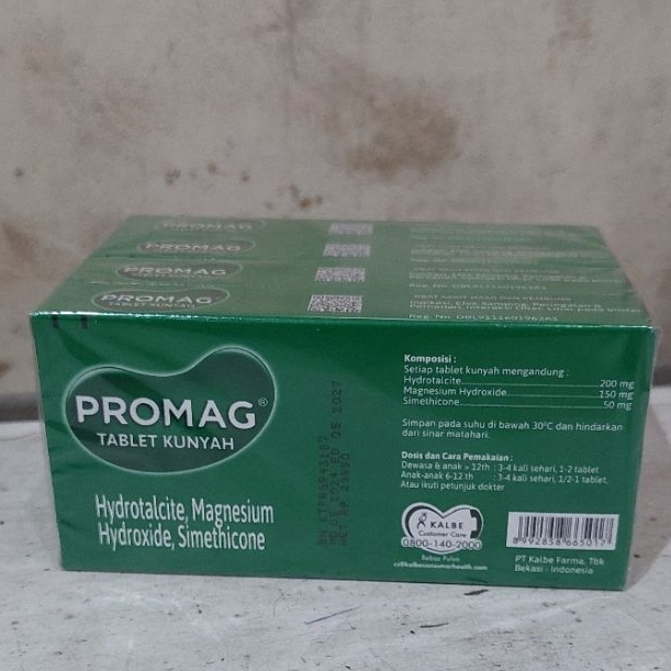 Jual Promag Tablet 1 pak isi 4 box | Shopee Indonesia