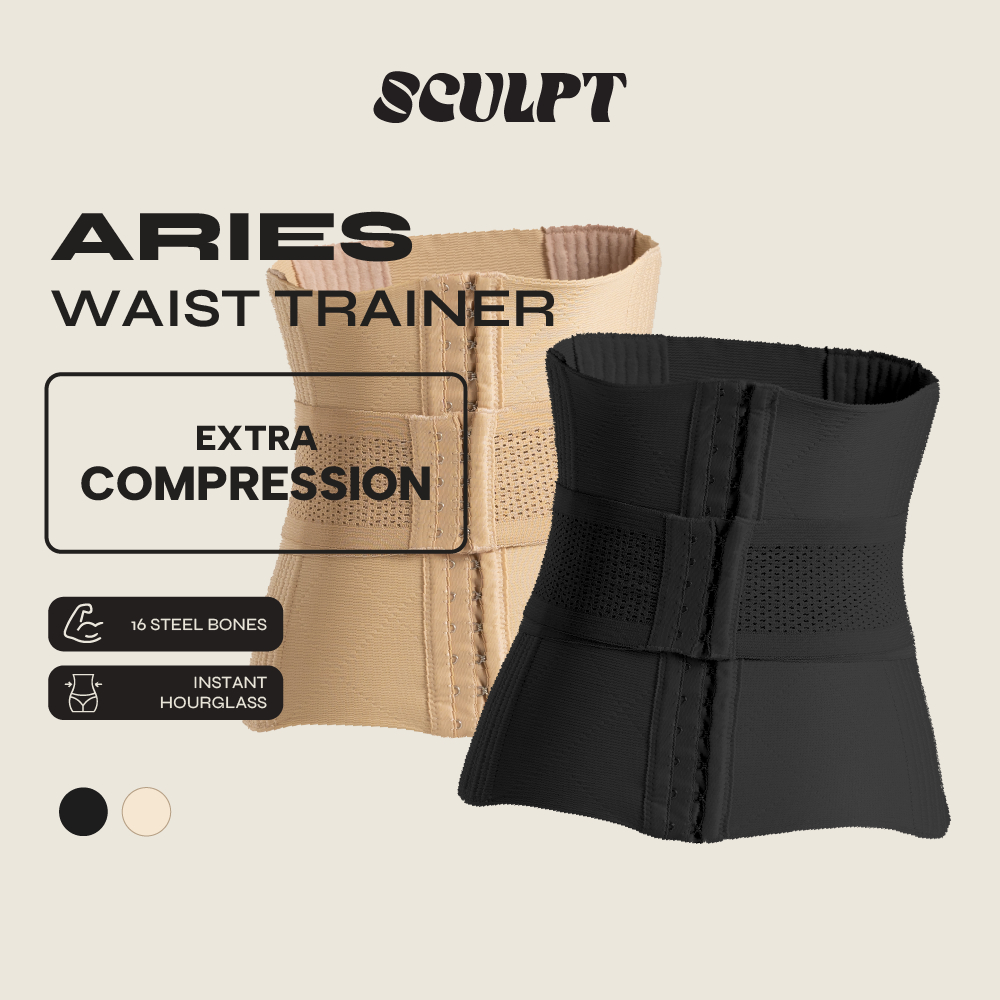 Jual SCULPT Aries Waist Trainer - Triple Duplex Compression - Long ...
