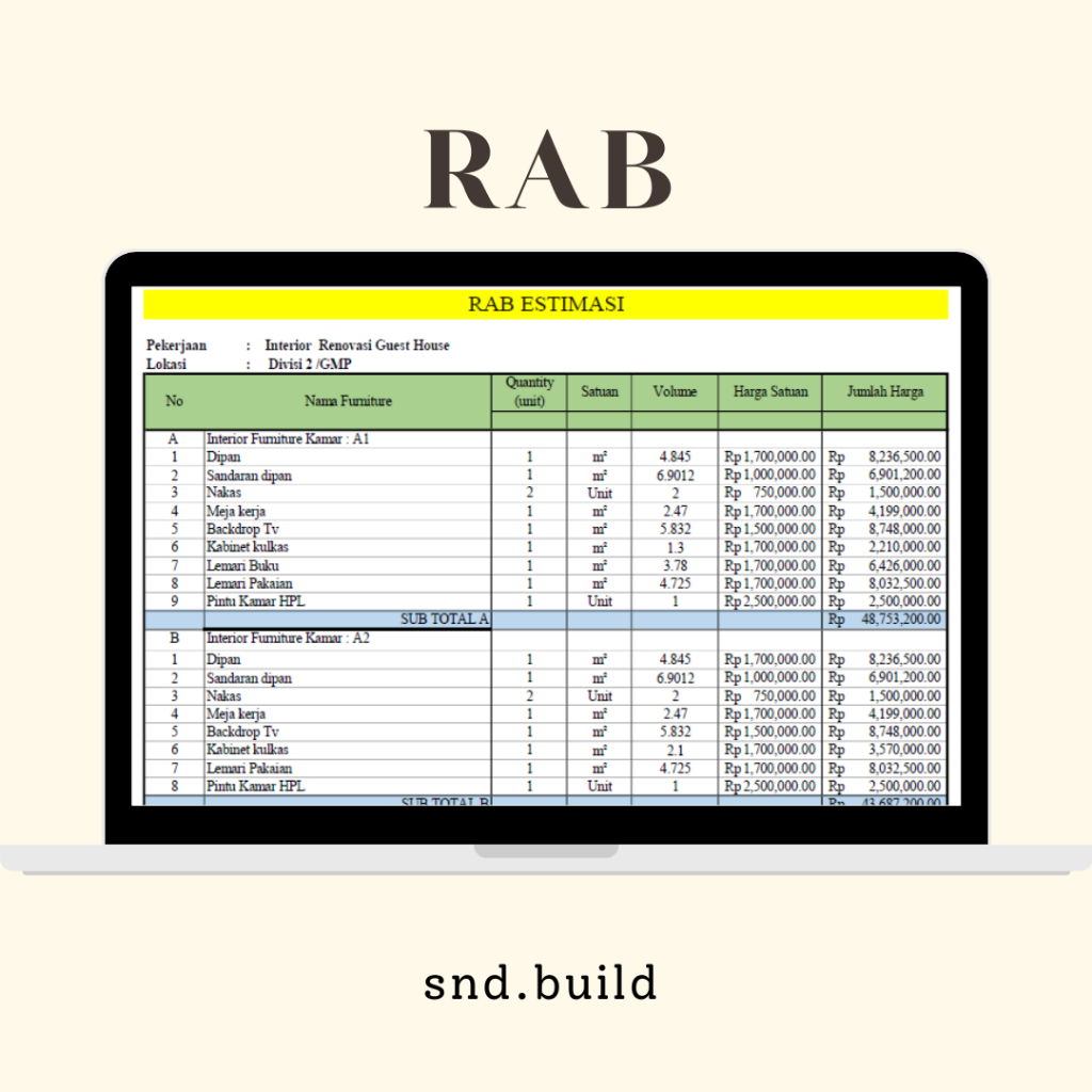 Jual JASA PEMBUATAN RAB DAN TIME SCHEDULE BERBAGAI KEBUTUHAN GEDUNG ...