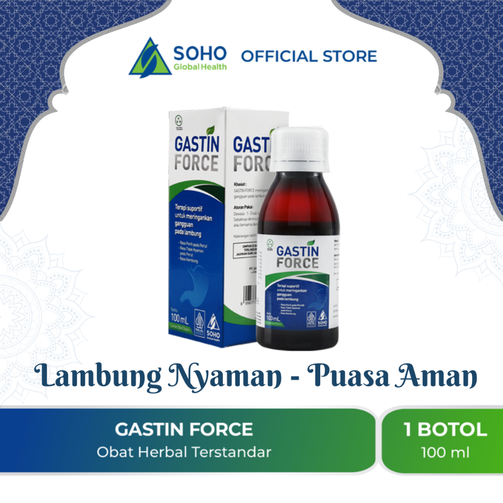 Jual Gastin Force Obat Lambung Herbal Untuk Maag with Extract Herbal ...