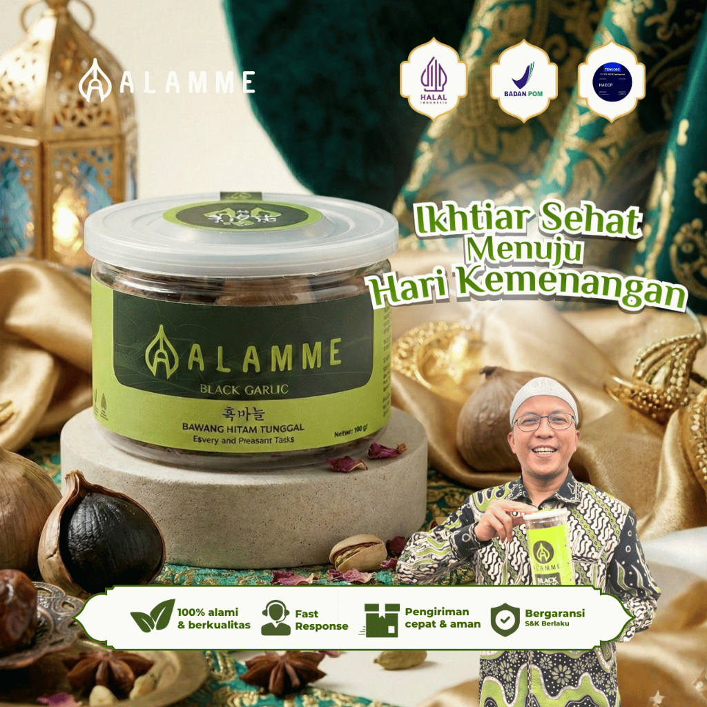 Jual Alamme Black Garlic Bawang Hitam Tunggal Premium Alamme 100 Gram ...