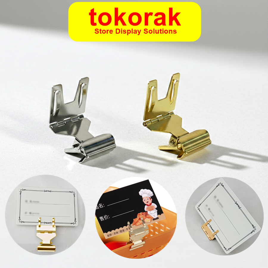 Jual KLIP PRICE TAG STAND CLIP BESI JEPIT HARGA JEPITAN LABEL HARGA ...