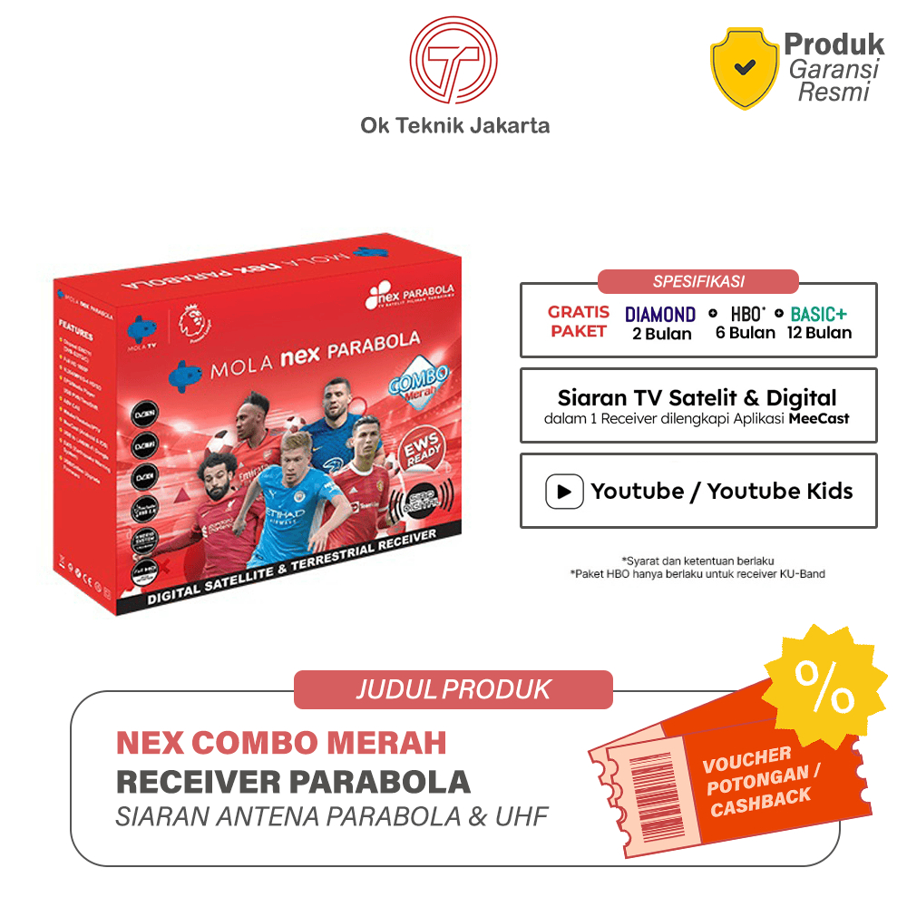 Jual NEX - Receiver Parabola Dan Set Top Box Nex Parabola Combo (DVB S2 ...