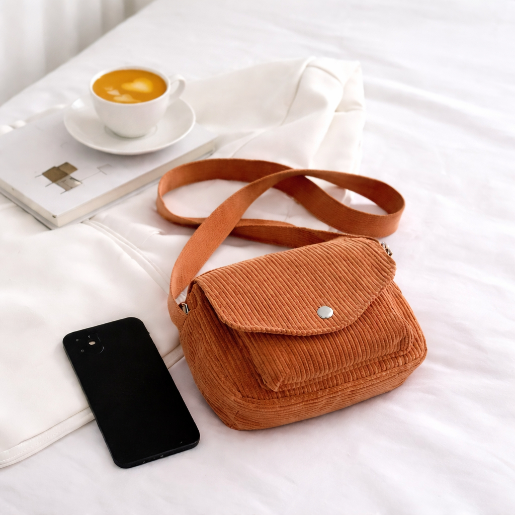 Jual Tas Tas Selempang Kely Corduroy Wanita ,Tas Selempang ...