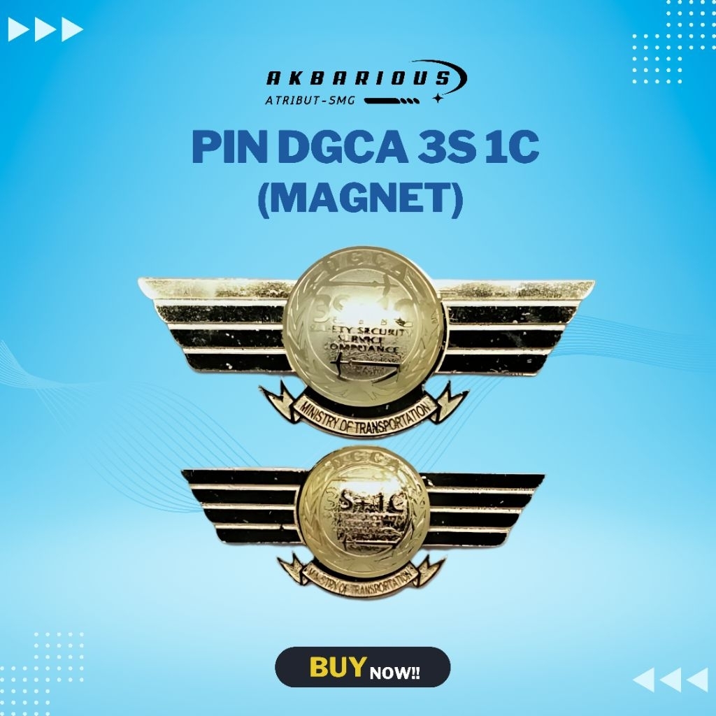 Jual Pin DGCA 3S+1C Kemenhub (Ditjen Hubud) | Shopee Indonesia