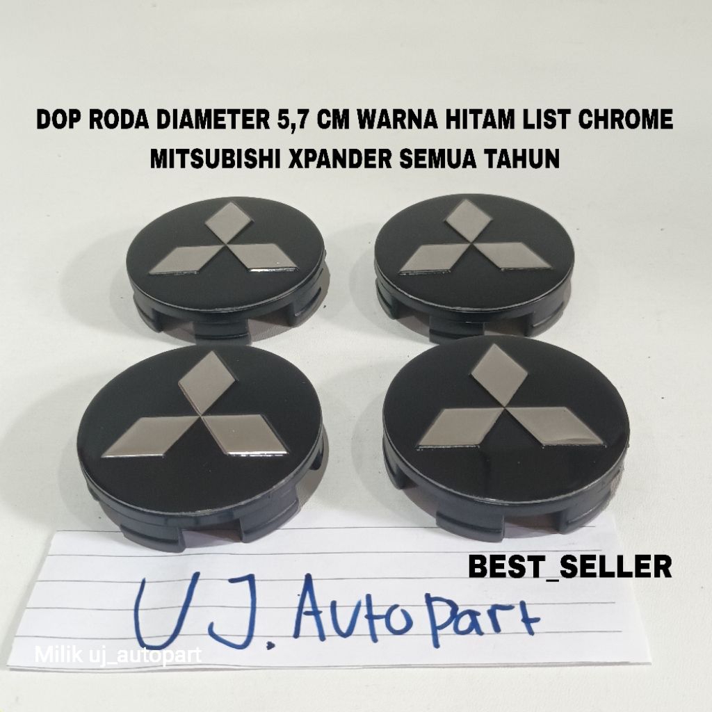 Jual dop roda tutup velg Mitsubishi xpander warna hitam alumunium ...