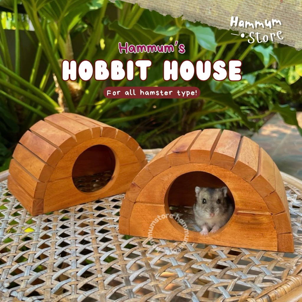 Jual Rumah Hamster Syrian Hobbit Style | Syrian Hamster House | Hideout ...