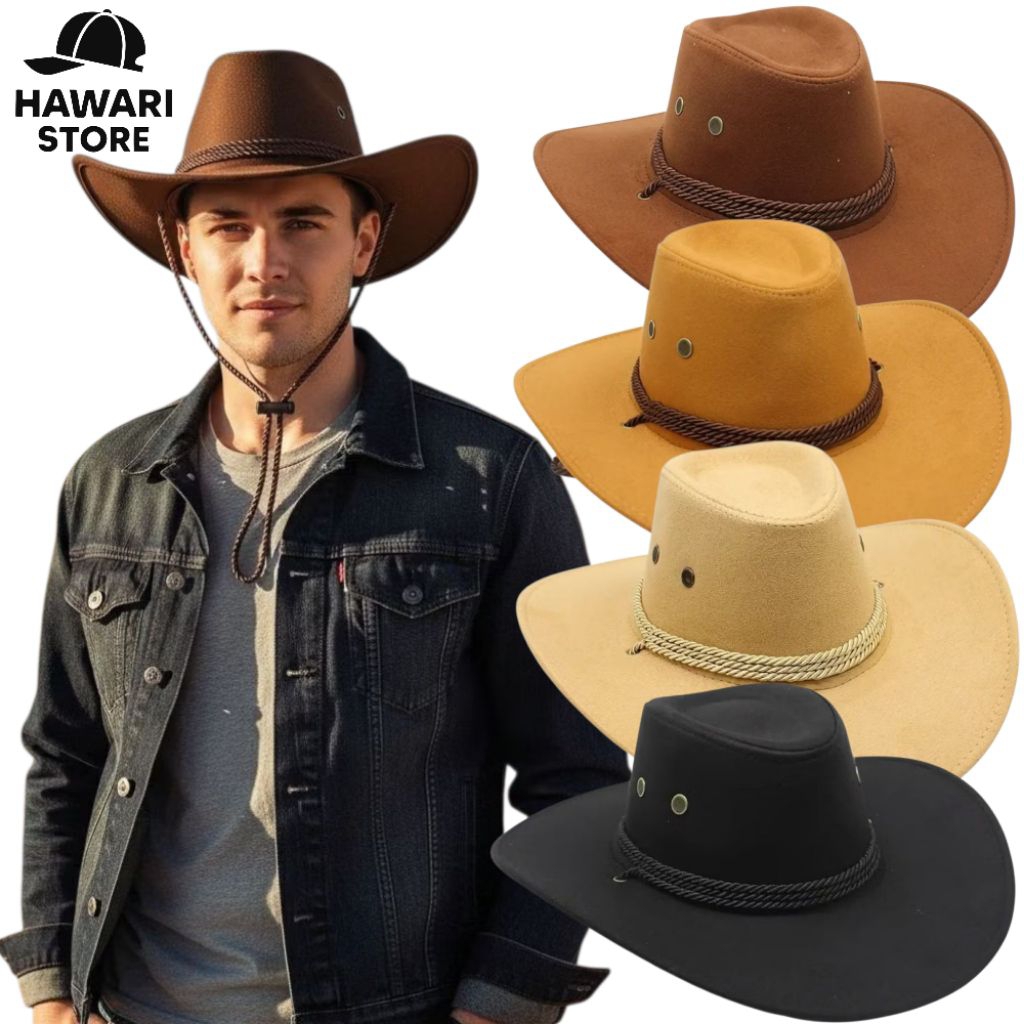Jual Topi Koboy list Tambang - Cowboy Hats - Topi Cowboy Amerika Laken ...