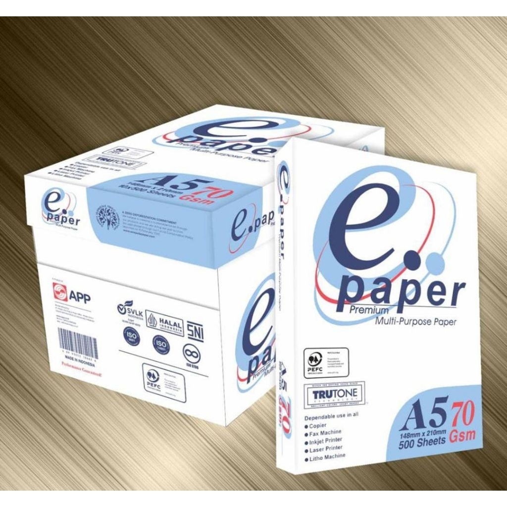 Jual Kertas HVS A5 70GSM E-Paper | Shopee Indonesia