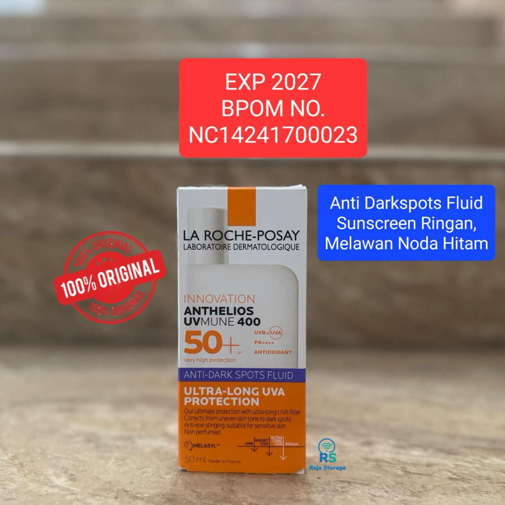 Jual LRP Anthelios UVMune 400 - Sunscreen Melasyl Anti Dark Spots Fluid ...