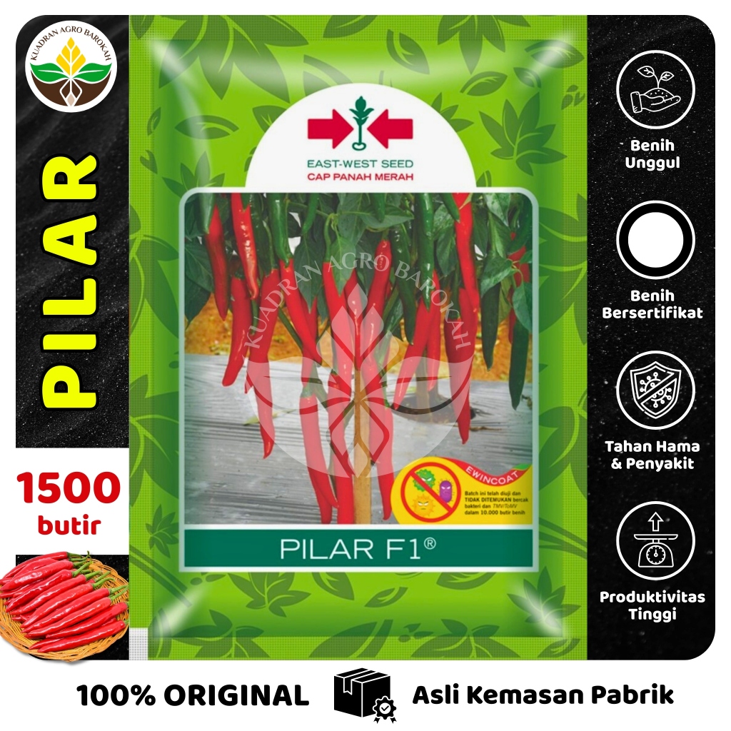 Jual Benih Cabai PILAR F1 1500 butir - Cap Panah Merah | Shopee Indonesia