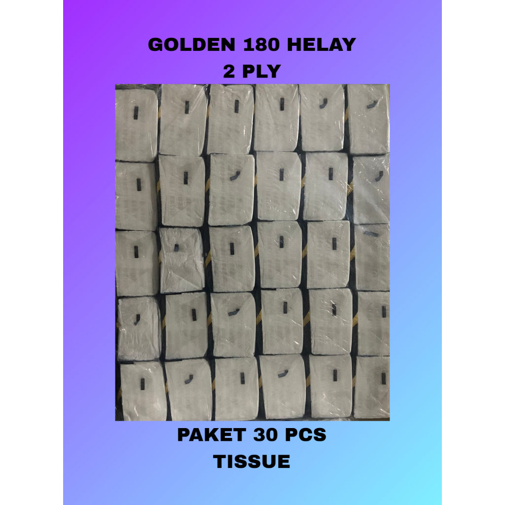 Jual Tissue Golden 180 helay 2ply paket usaha ( 30 pcs ) | Shopee Indonesia