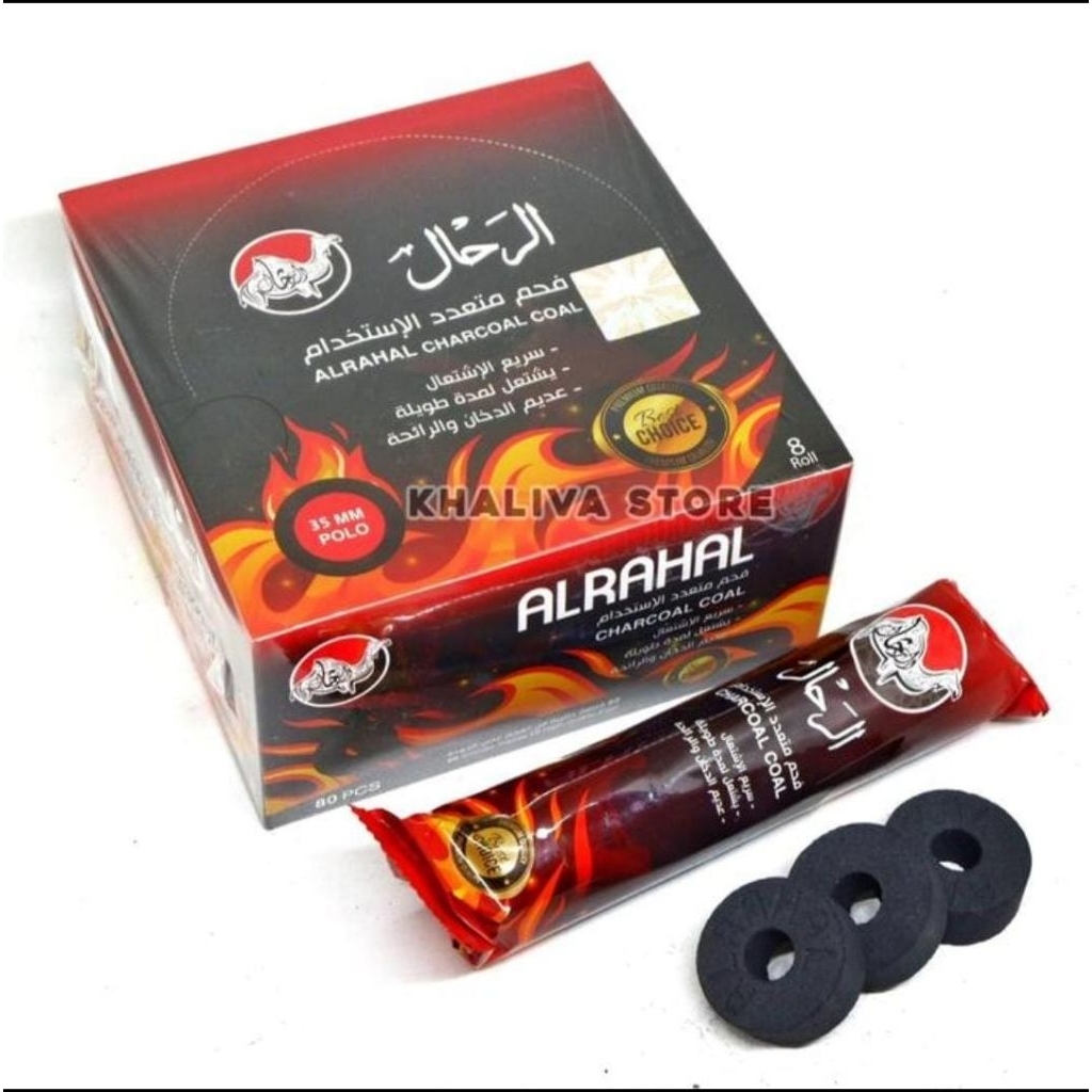 Jual Arang magic Alrahal Charcoal coal 1 box ( 8 pc) | Shopee Indonesia