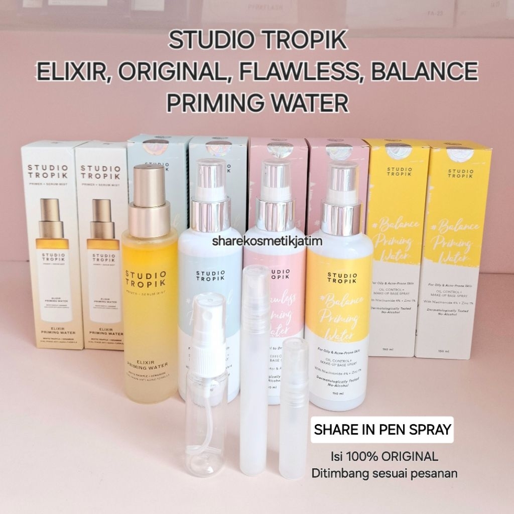 Jual (Share in Pen Spray) STUDIO TROPIK ELIXIR ORIGINAL FLAWLESS ...