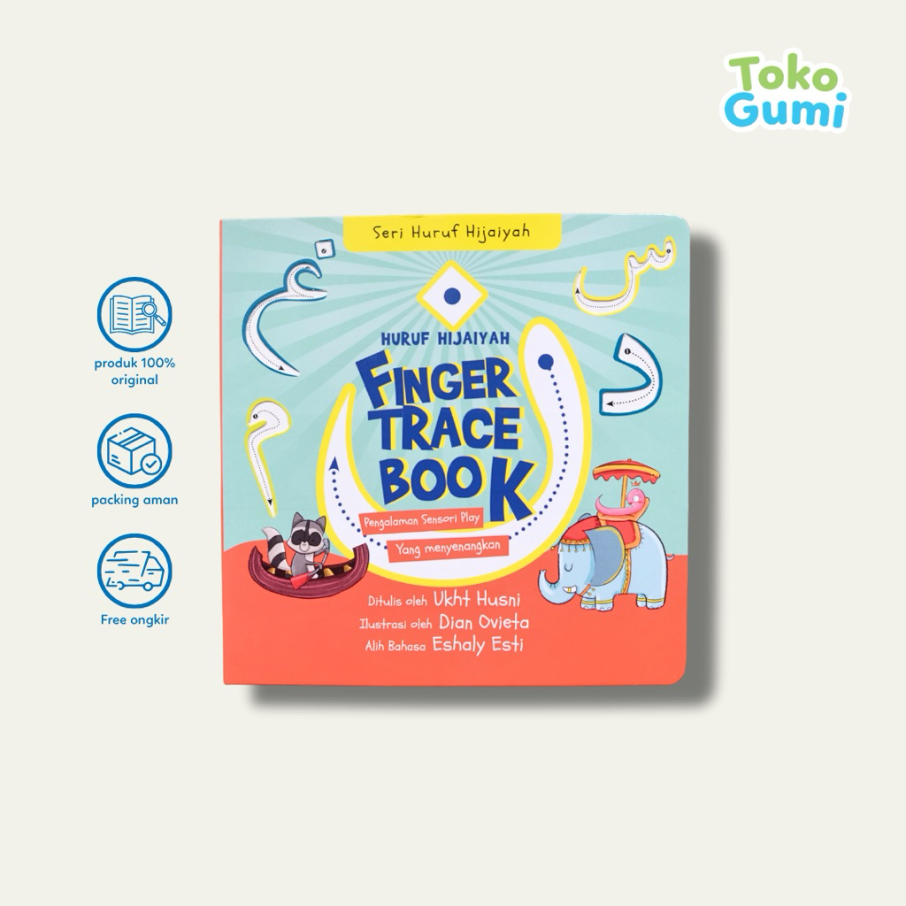 Jual Finger Trace Book: Huruf Hijaiyah | Buku Aktivitas Anak Belajar ...