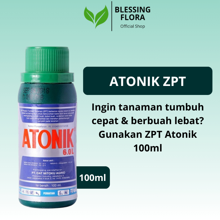 Jual Atonik ZPT 100ml Hormon Perangsang Akar dan Tunas Tanaman | Shopee ...
