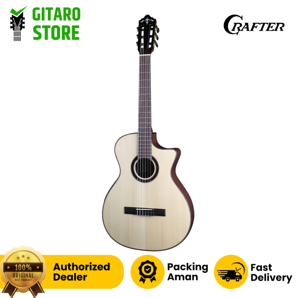 Jual Gitar Klasik Elektrik CRAFTER SNT 20 CE PRO Preamp DS-2 Pro+ Gitar ...