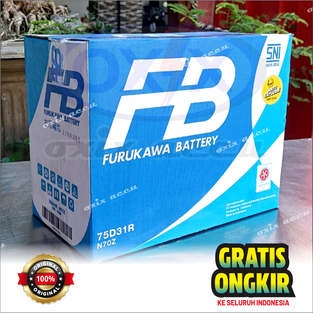 Jual Furukawa Battery N70Z (75D31R) 12V 75 Ah Original - Aki Hyno ...
