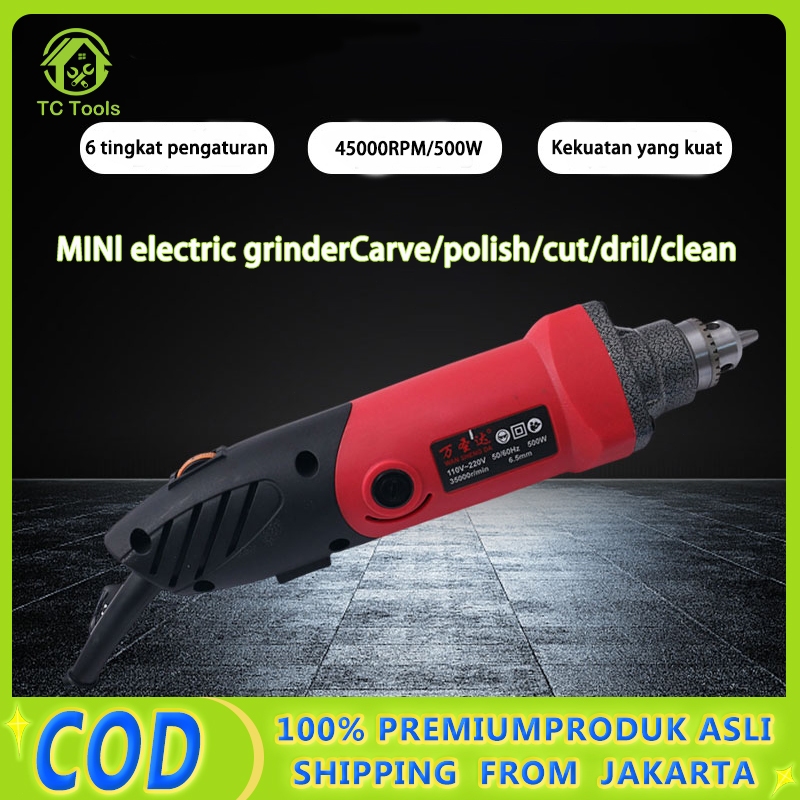 Jual TC Tools/6 Kecepatan 45000RPM/Mini Grinder/listrik SET Mesin Jade ...