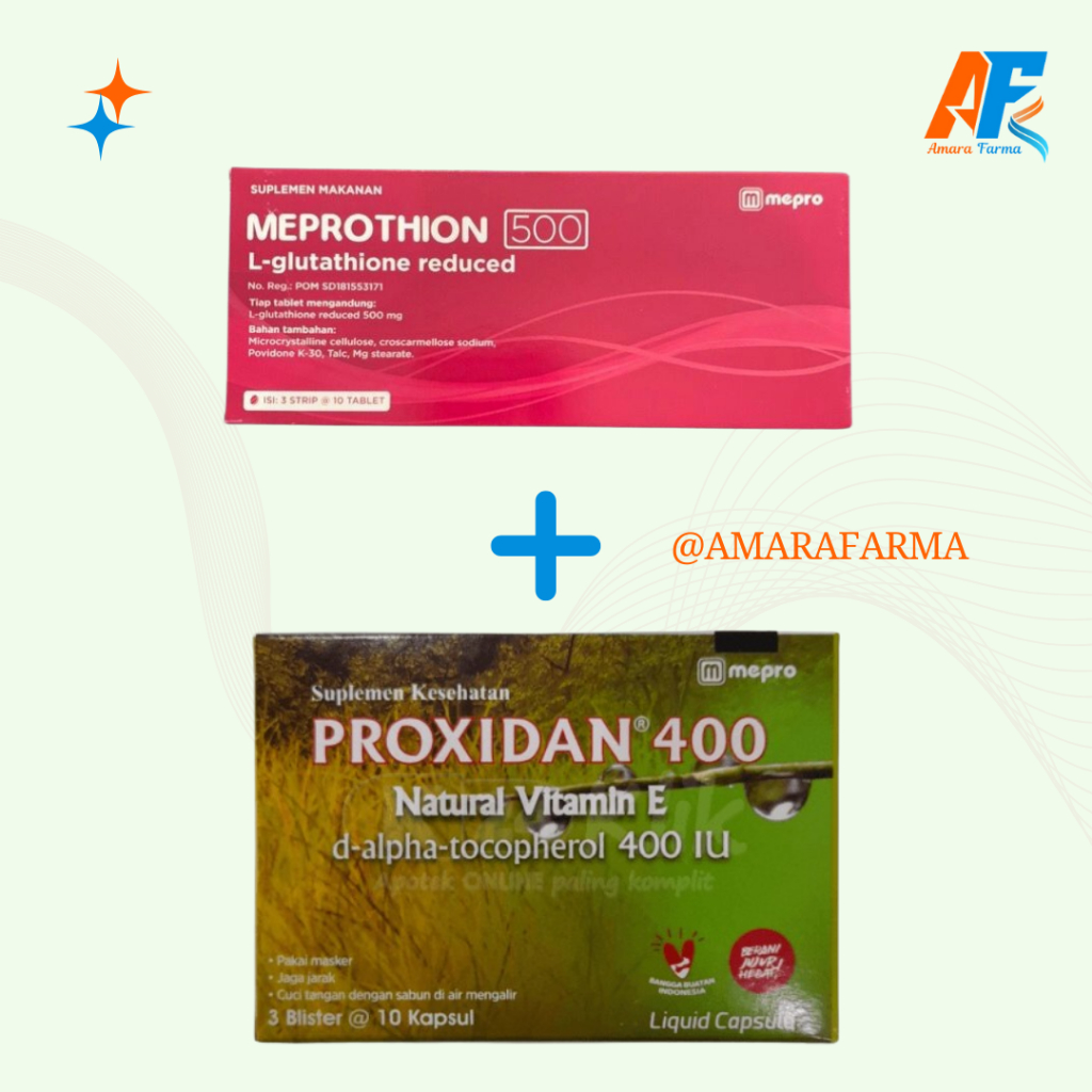 Jual MEPROTHION 500 MG (BOX) + PROXIDAN 400 IU (BOX) @30TAB | Shopee ...
