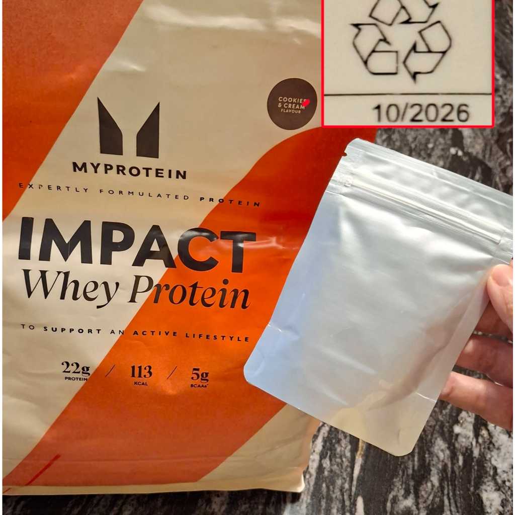 Jual SHARE 1 serving 30gr - MyProtein Impact WHEY Protein Powder ...