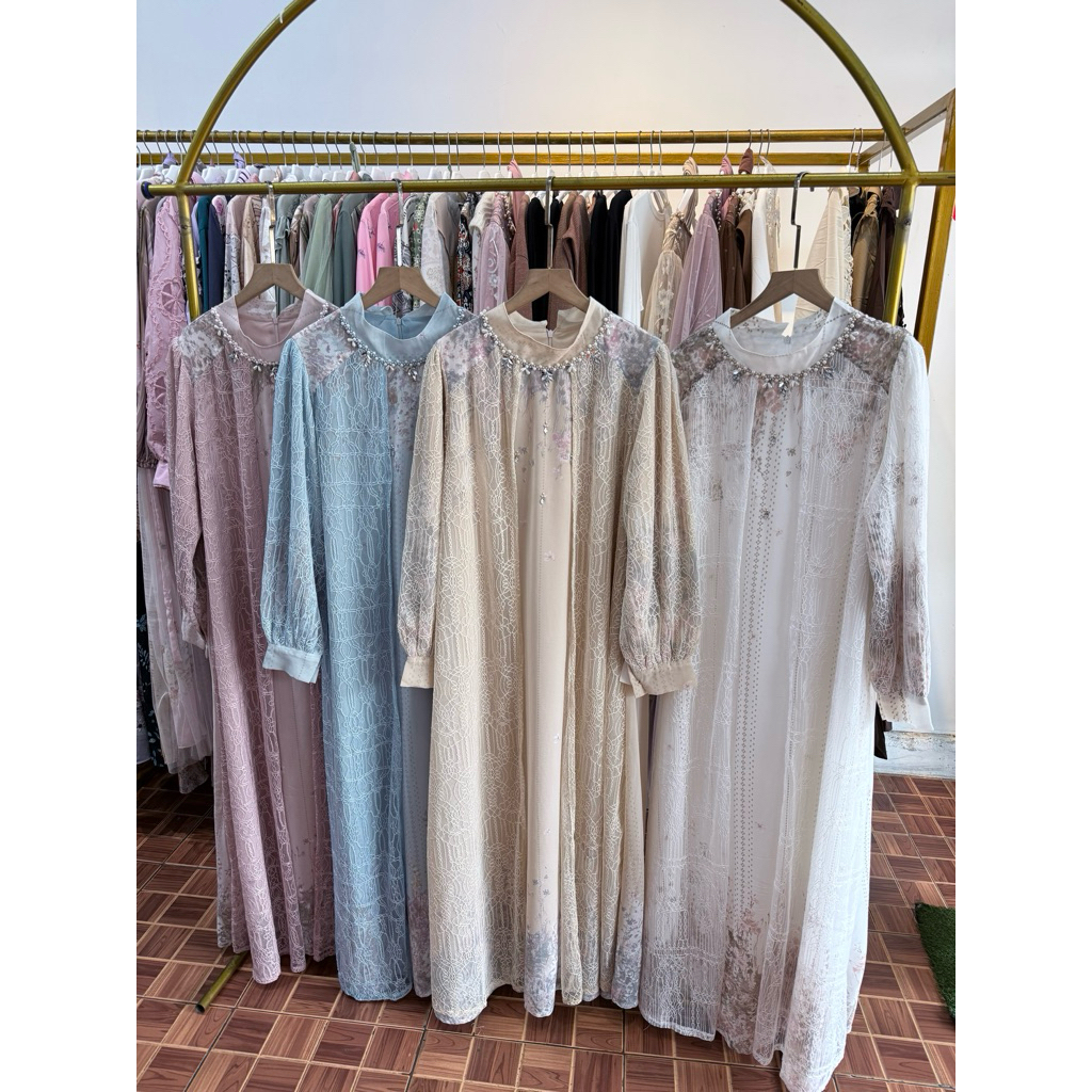 Jual GAMIS CERUTY OUTER TILE BUNGA | Shopee Indonesia