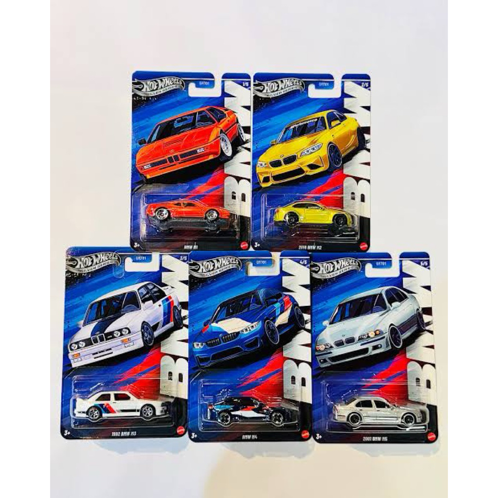 Jual Hot Wheels BMW Silver Series Set Segel - M1 M2 M3 M4 M5 - Mattel ...