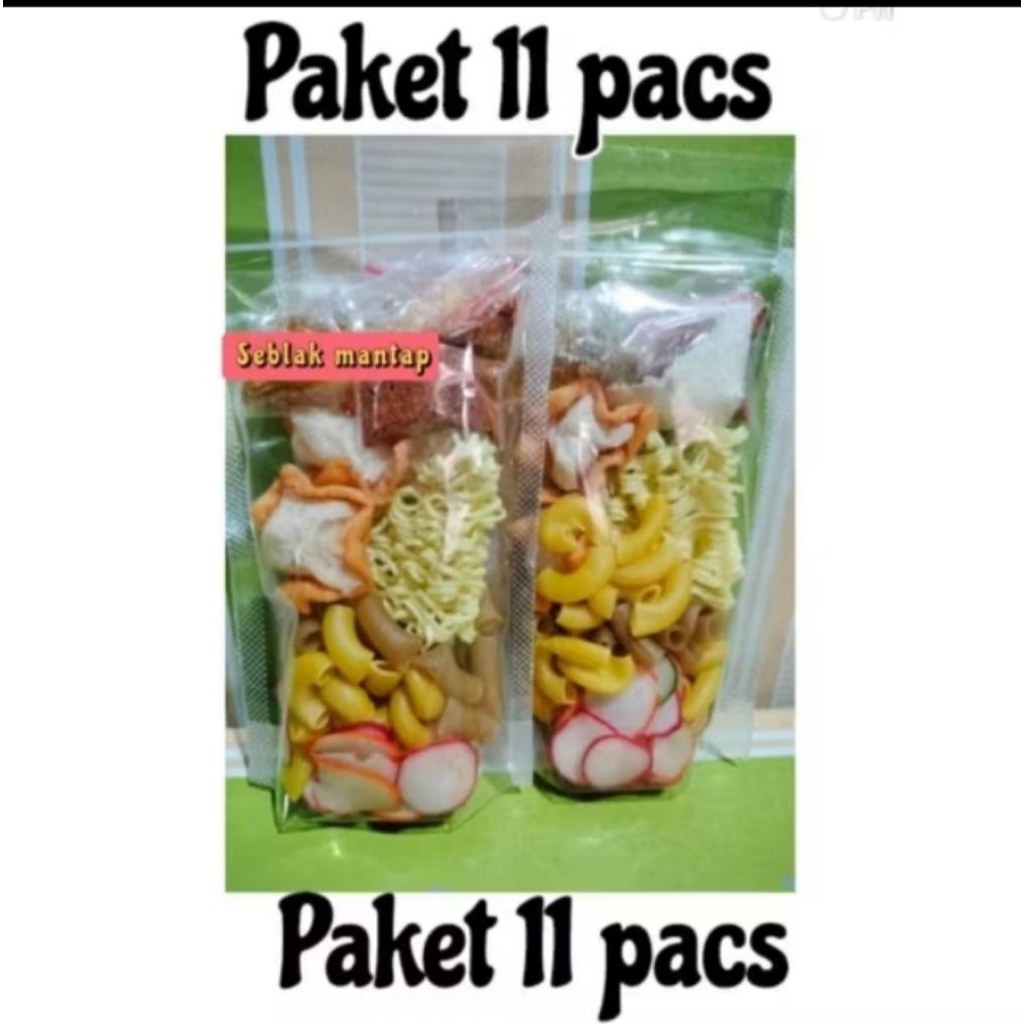 Jual paket 11 pcs seblak instan komplit free 1 pcs | Shopee Indonesia