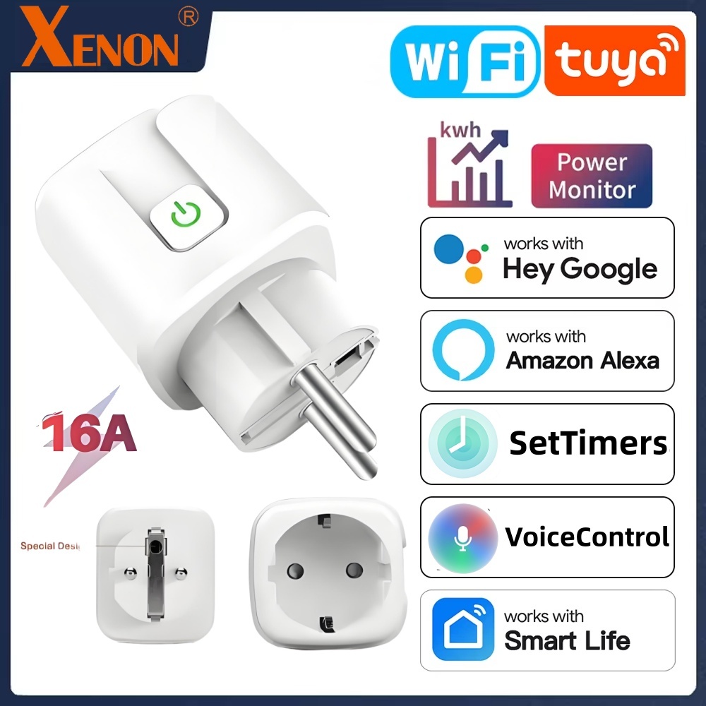 Jual Colokan Pintar Smart Plug Wifi 16A IoT Enery Monitoring,Stopkontak ...