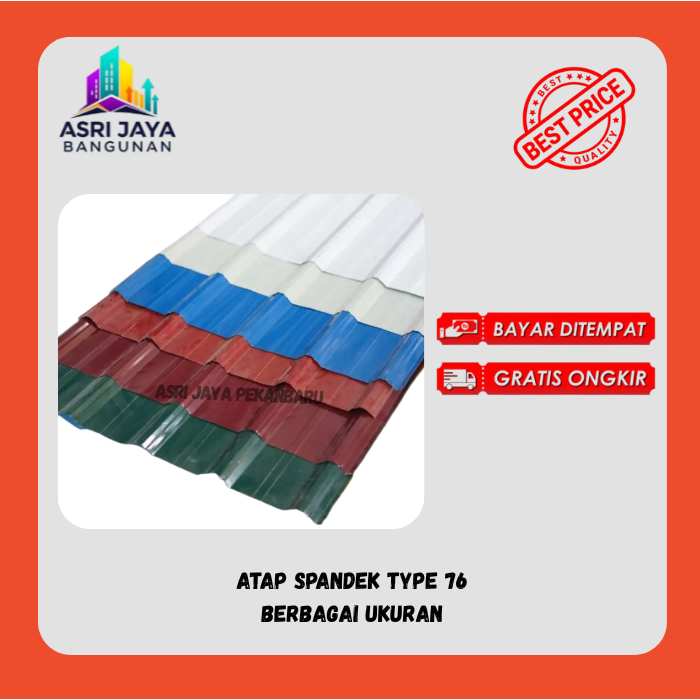 Jual FH Deck Spandek Atap Seng Warna Elite 76 /Harga Per meter | Shopee ...