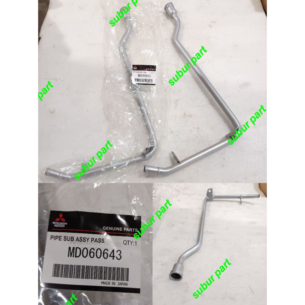 Jual pipa by pass pipa radiator sama seal oring colt L300 L038 L039 ...