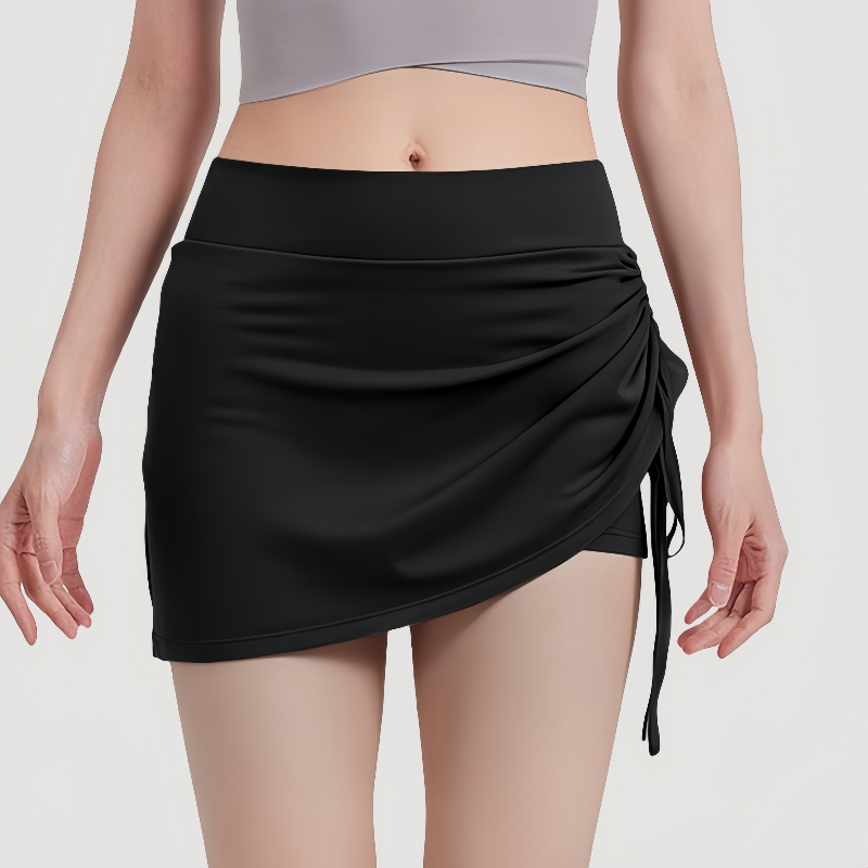 Jual Legging Rok Wanita High Waist Korean Look dengan Tali Ikat ...