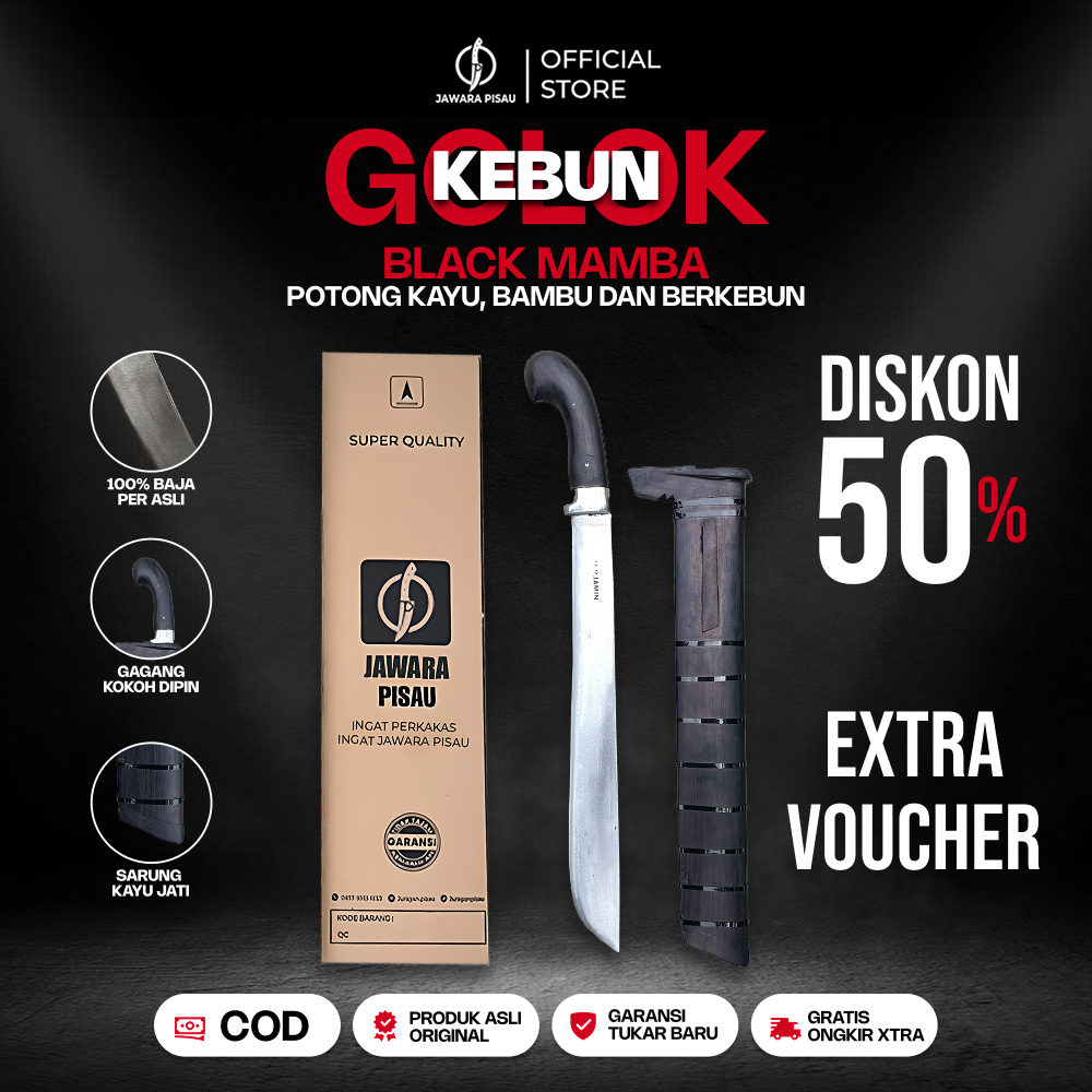 Jual Pisau Kebun Serba Guna | Multi Guna | Pisau Kerja | Tebang Kayu ...