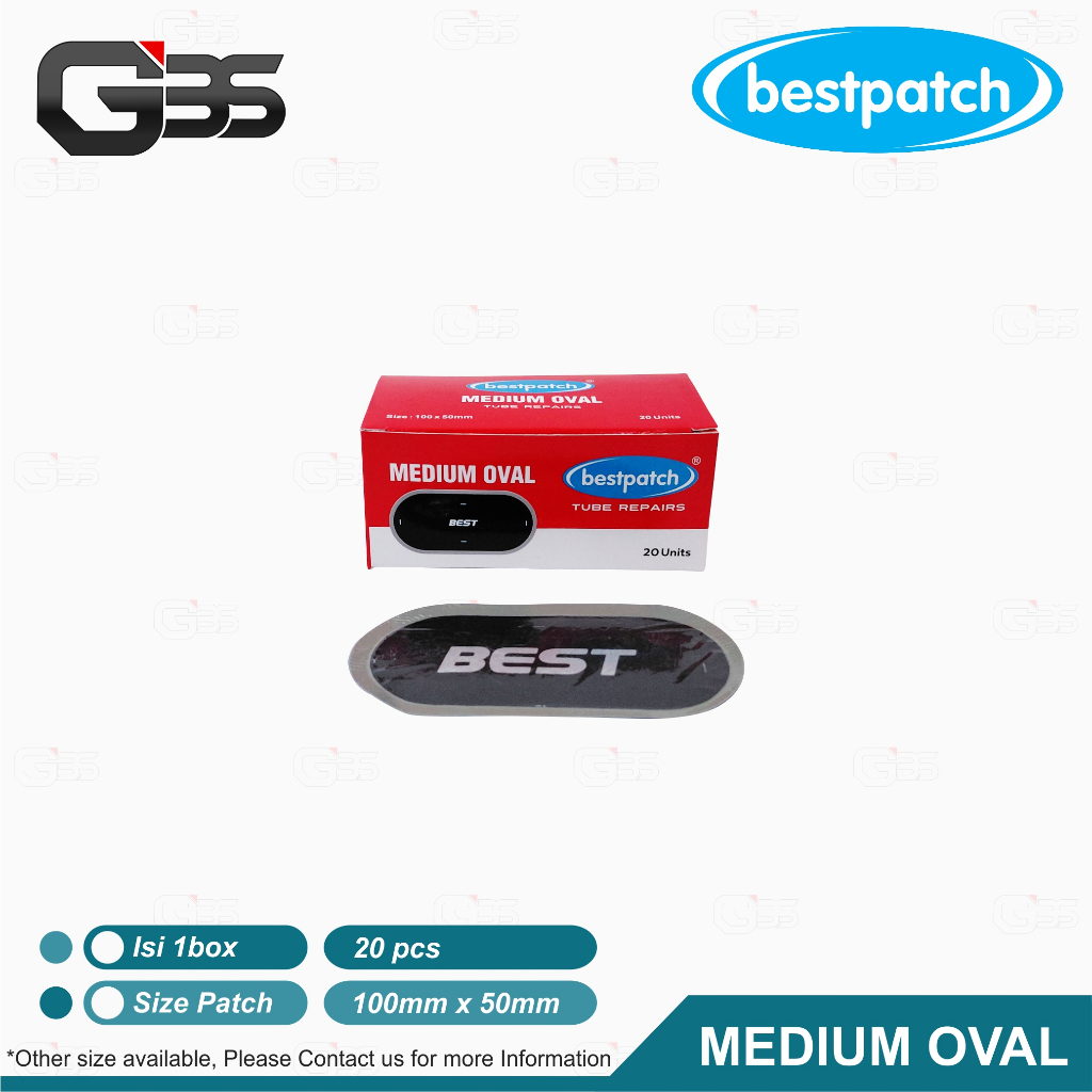 Jual Medium Oval Bestpatch Ukuran 100x50mm (1Box Isi 20Biji) | Shopee ...