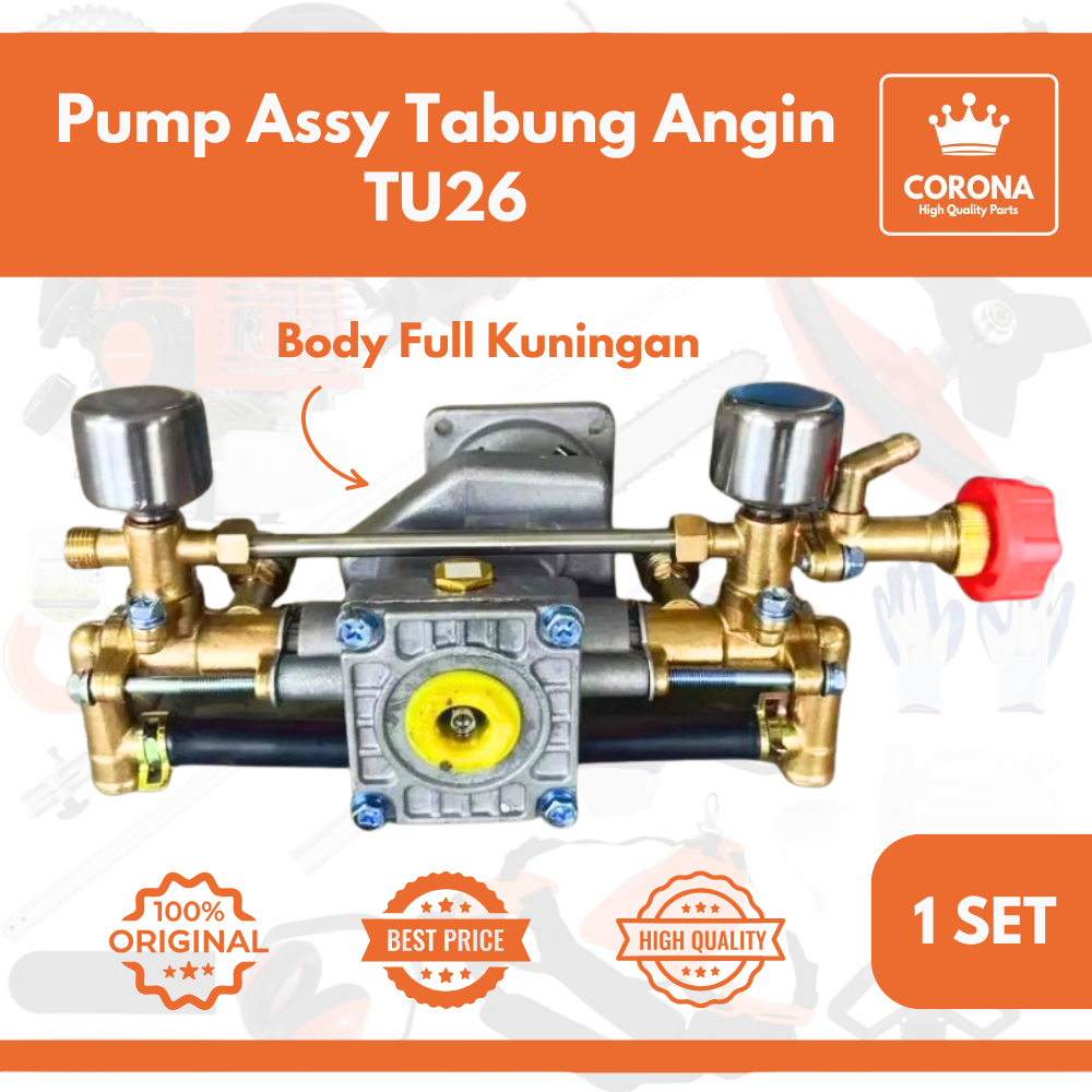 Jual Pump Assy TU26 Model Thailand Pompa Kuningan Mesin Sprayer Semprot ...