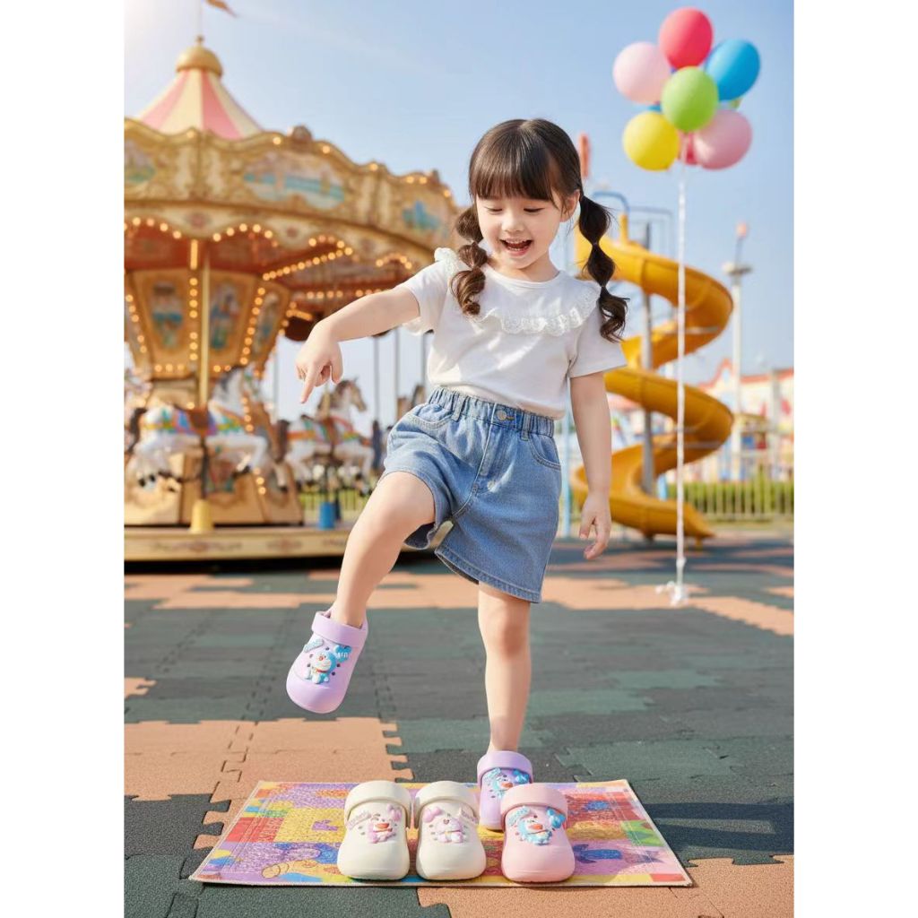 Jual sendal baim anak doraemon terbaru 2025 cewe cowo anti slip nyaman ...