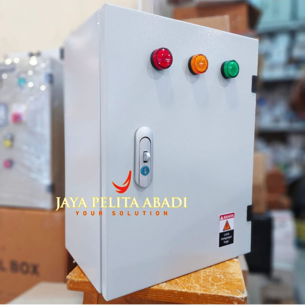 Jual box panel 40x30x20 Indoors 1.2mm siap pakai include RST-Dinrel-nol ...