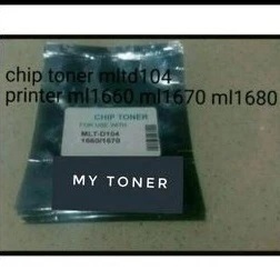 Jual CHIP TONER MLT104 for PRINTER SAMSUNG ML-1660 ML-1670 ML-1680 ...