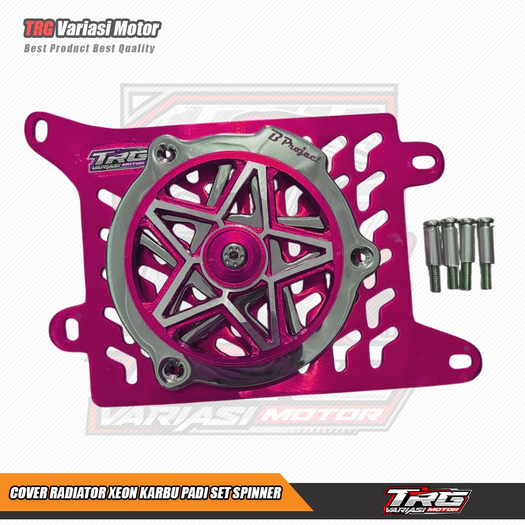 Jual Cover Radiator Xeon Karbu Tutup Radiator Xeon Karbu Set Spinner ...