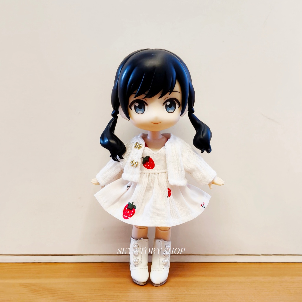 Jual Nendoroid doll Outfit / YMY DOD OB11 doll - Strap dress with ...